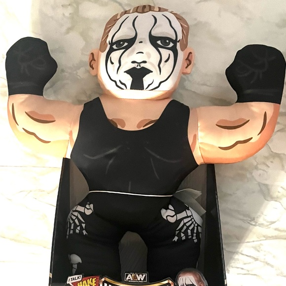 Aew | Other | New Aew Wrestling Buddies Sting 55 Talking Plush Buddy ...